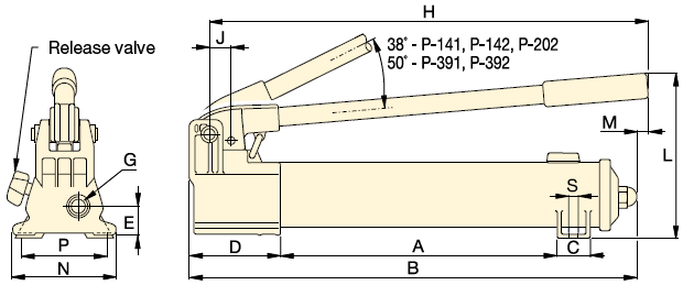 DKV VIET NAM CO.,LTD - Bơm thủy lực Enerpac P-391