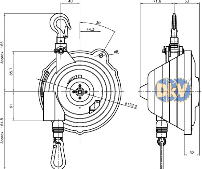 DKV VIET NAM CO.,LTD - Pa lăng cân bằng Tigon TW-5