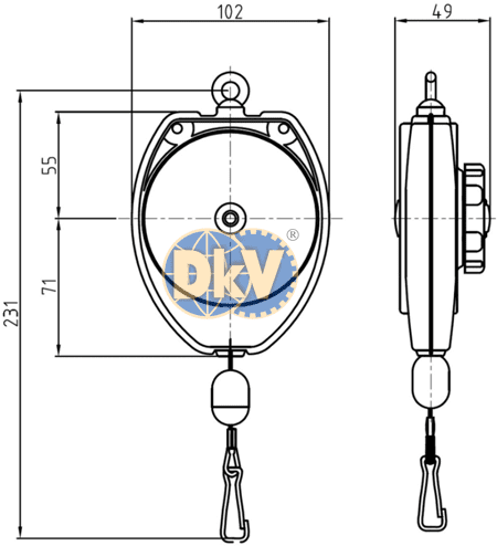 DKV VIET NAM CO.,LTD - Pa lăng cân bằng Tigon TW-1R