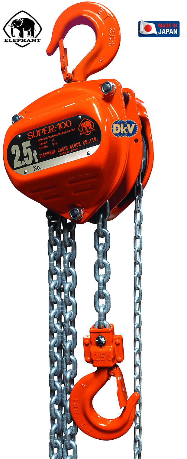 Pa lăng xích kéo tay 2.5 tấn Elephant H-2.5 - DKV VIETNAM CO., LTD