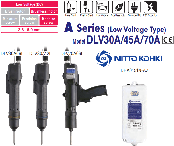 DKV VIET NAM CO.,LTD - Tô vít lực điện Delvo DLV30A20L-AYK